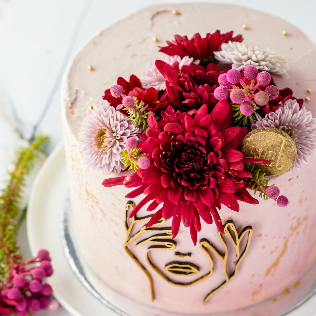 Grace Flower Cake - Soet Cakes